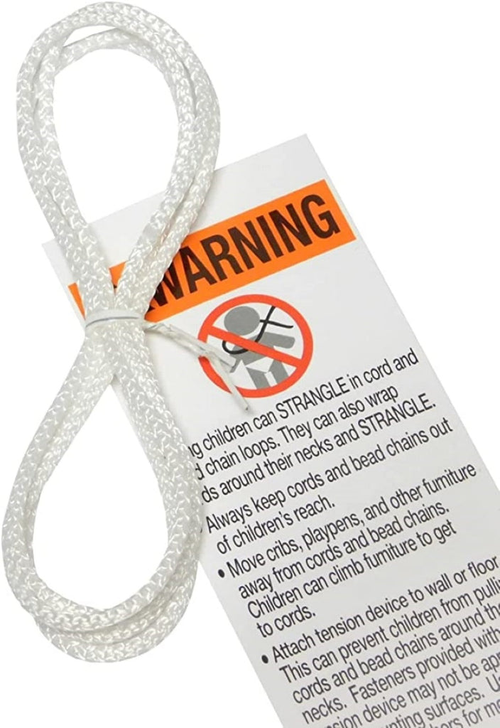 5 ft. White Continuous Loop Cord 3.2mm – Mega Mar USA