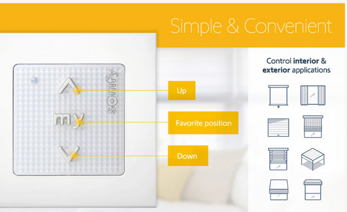 Smoove 4 RTS Pure - 4 Channel Wirefree Surface-Mounted Wall Switch #18 ...